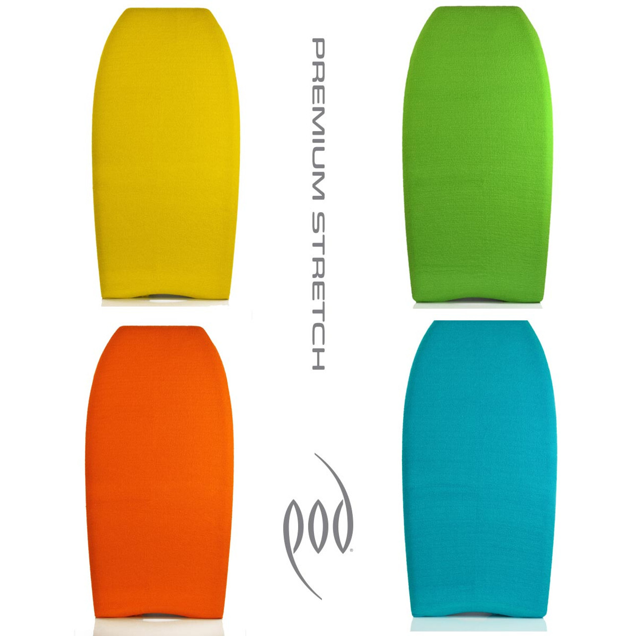Pod Stretch Bodyboard Sock, designed to cover one board in sizes up to 45"