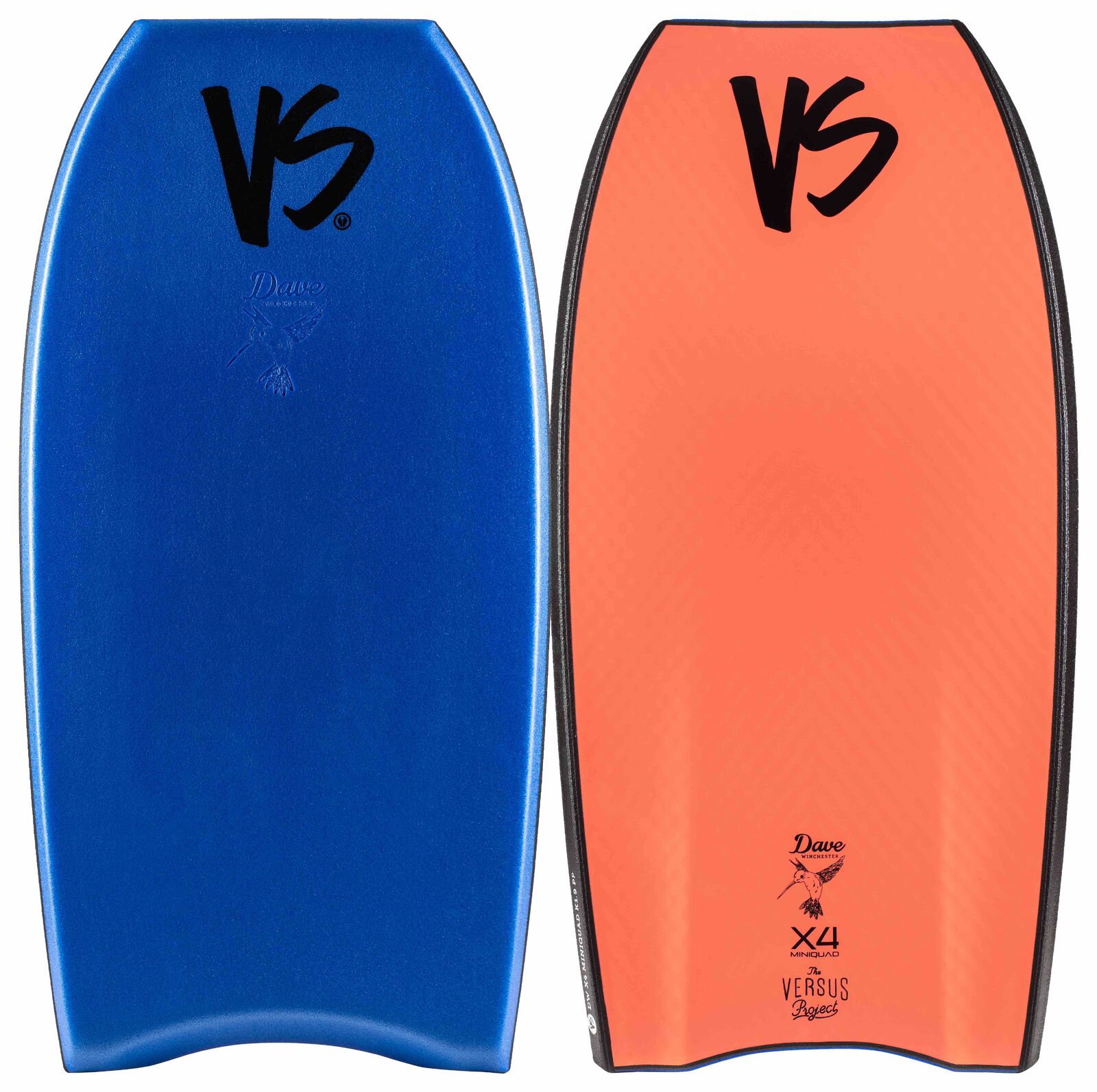 VS Dave Winchester Mini Quad Concave Polypro Core Bodyboard is designed ...