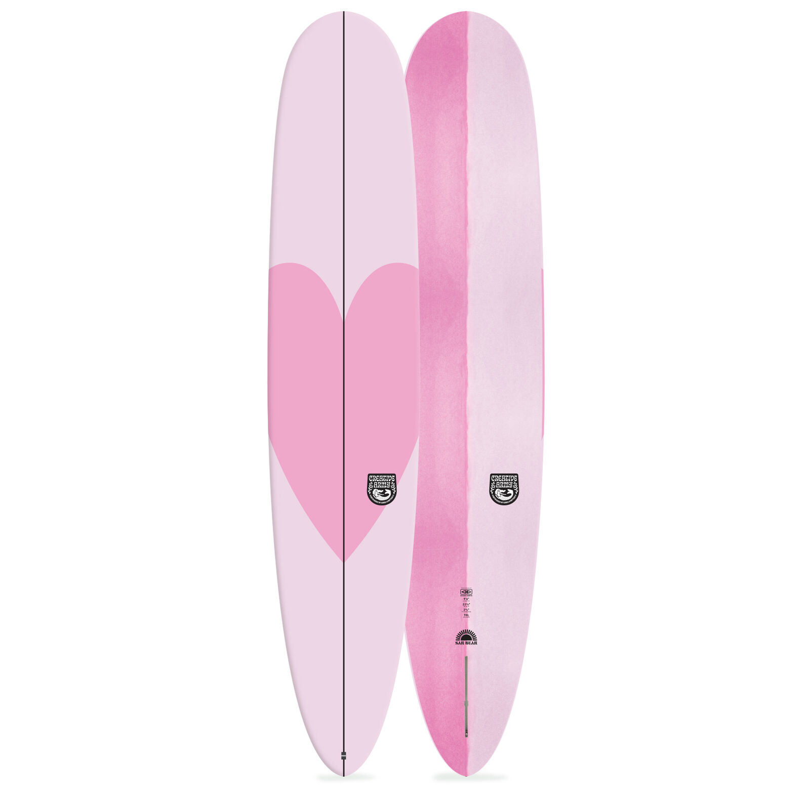 O&E SURFBOARDS Creative Army Sar Bear Single Fin Foamie. (9'6" X 22 3/4 ...